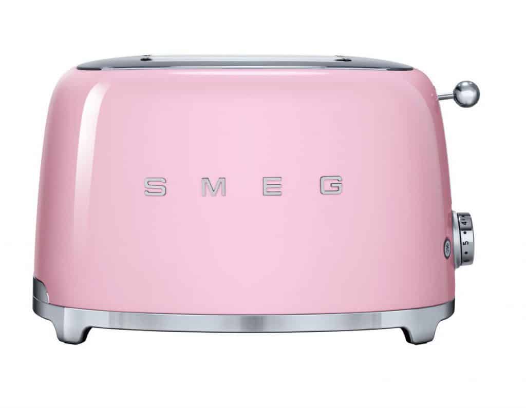 SMEG Broodrooster Roze 2x2 TSF01PKEU - Jan van Peer